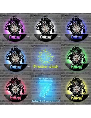 Fallout 01 - Vinyl record clock